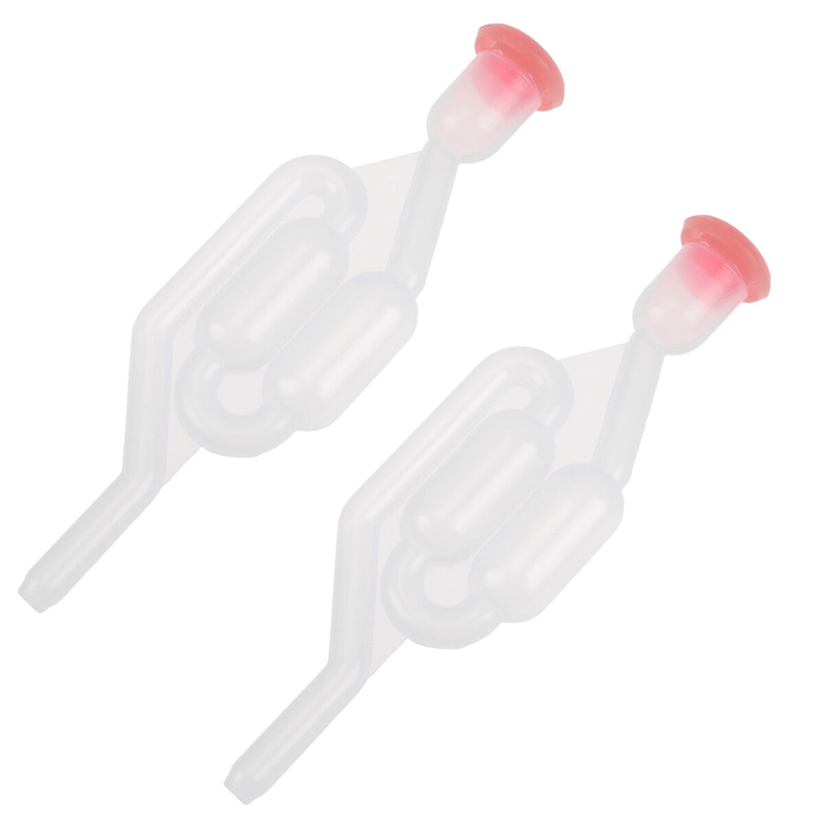 2PCS Home Brew One-way Airlock Wine Stoppers Taper Plug Bubbler Stopper ...