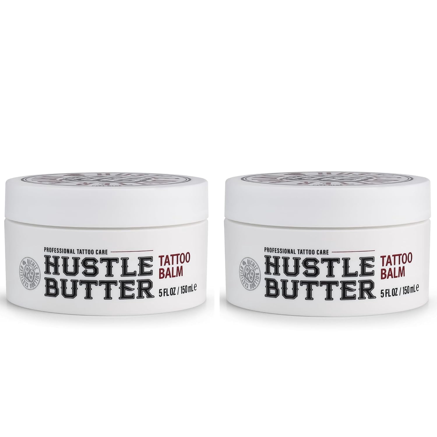 2PCS Hustle Butter Tattoo Aftercare Balm - Deluxe Tattoo Butter For New ...