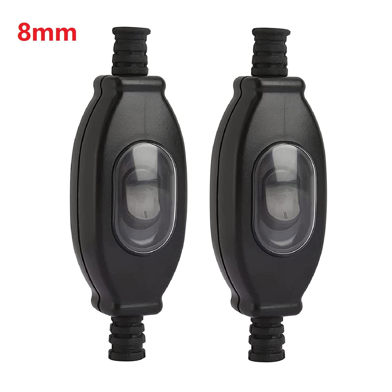 2PCS IP65 Waterproof Intermediate Switch Black Cord Switch Cable Switch ...