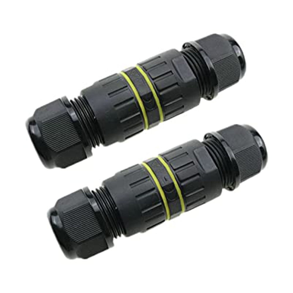 2Pcs Ip68 Waterproof Cable Connector, Extension Electrical Connector ...