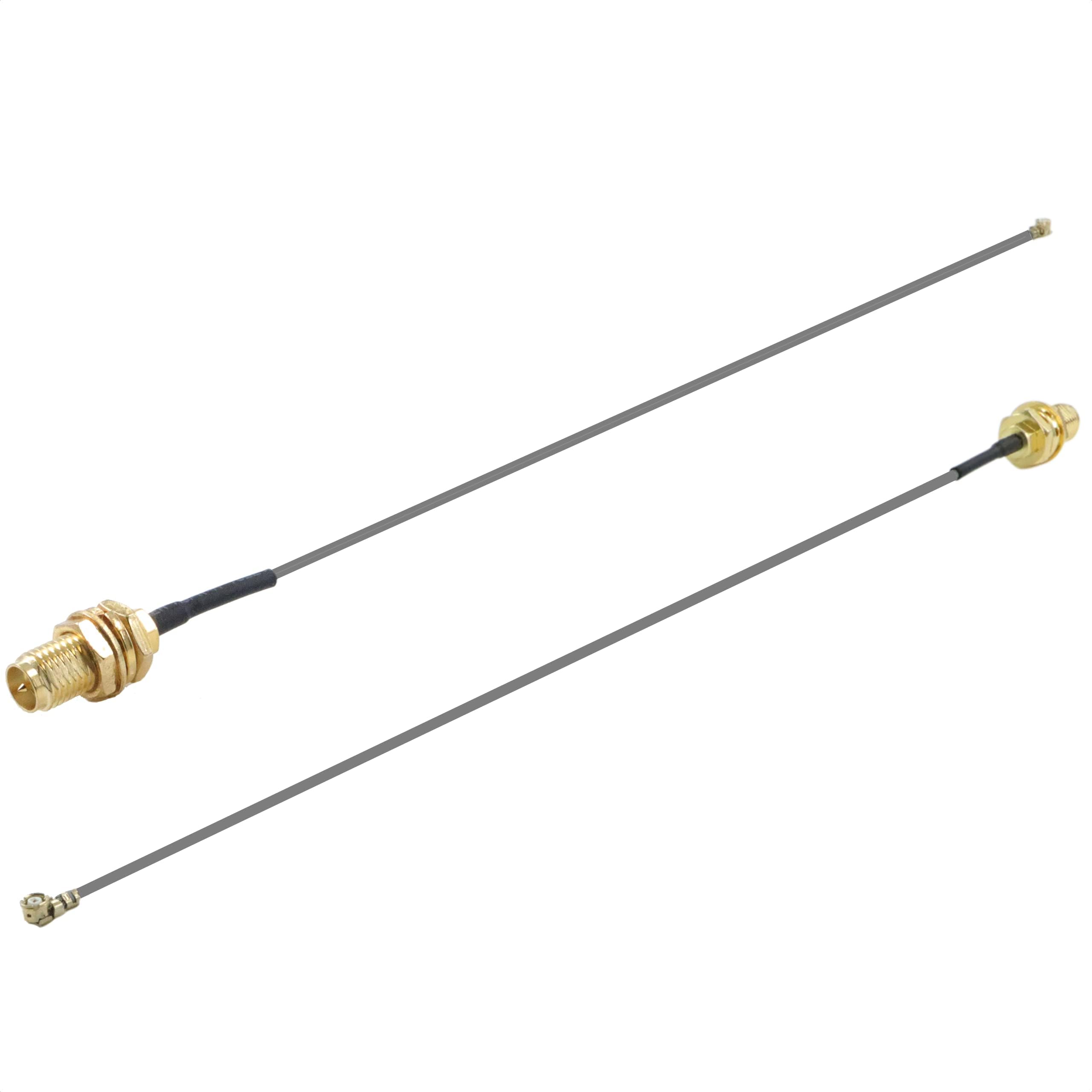 2PCS IPEX to SMA Female, SMA Connector Cable Female to UFL IPEX RF Coax ...
