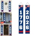 2PCS Independence Day Banner Househol Pendan Decorative Drop For Living ...