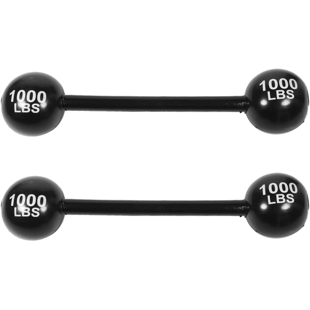 2PCS Inflatable Barbell Toy PVC Thickening Barbell Toy Simulated ...