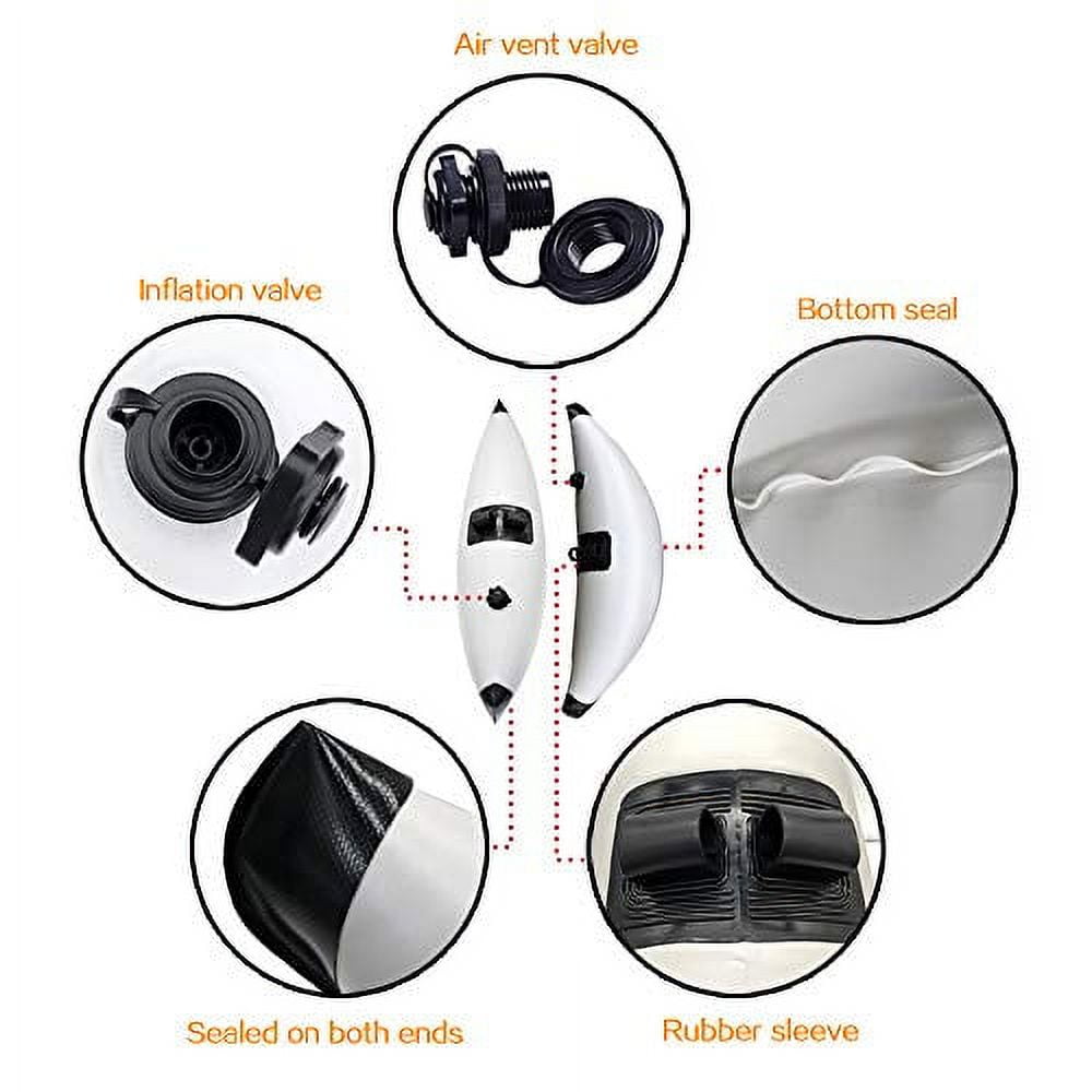 2PCS Inflatable Outriggers, Kayak Outrigger Inflatable Fishing Boat ...