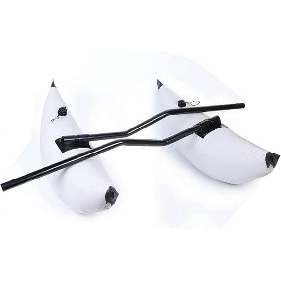 2PCS Inflatable Outriggers, Kayak Outrigger Inflatable Fishing Boat ...