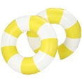 2PCS Inflatable Swim Ring,Striped Pool Large Swim Ring for Adults,30 ...