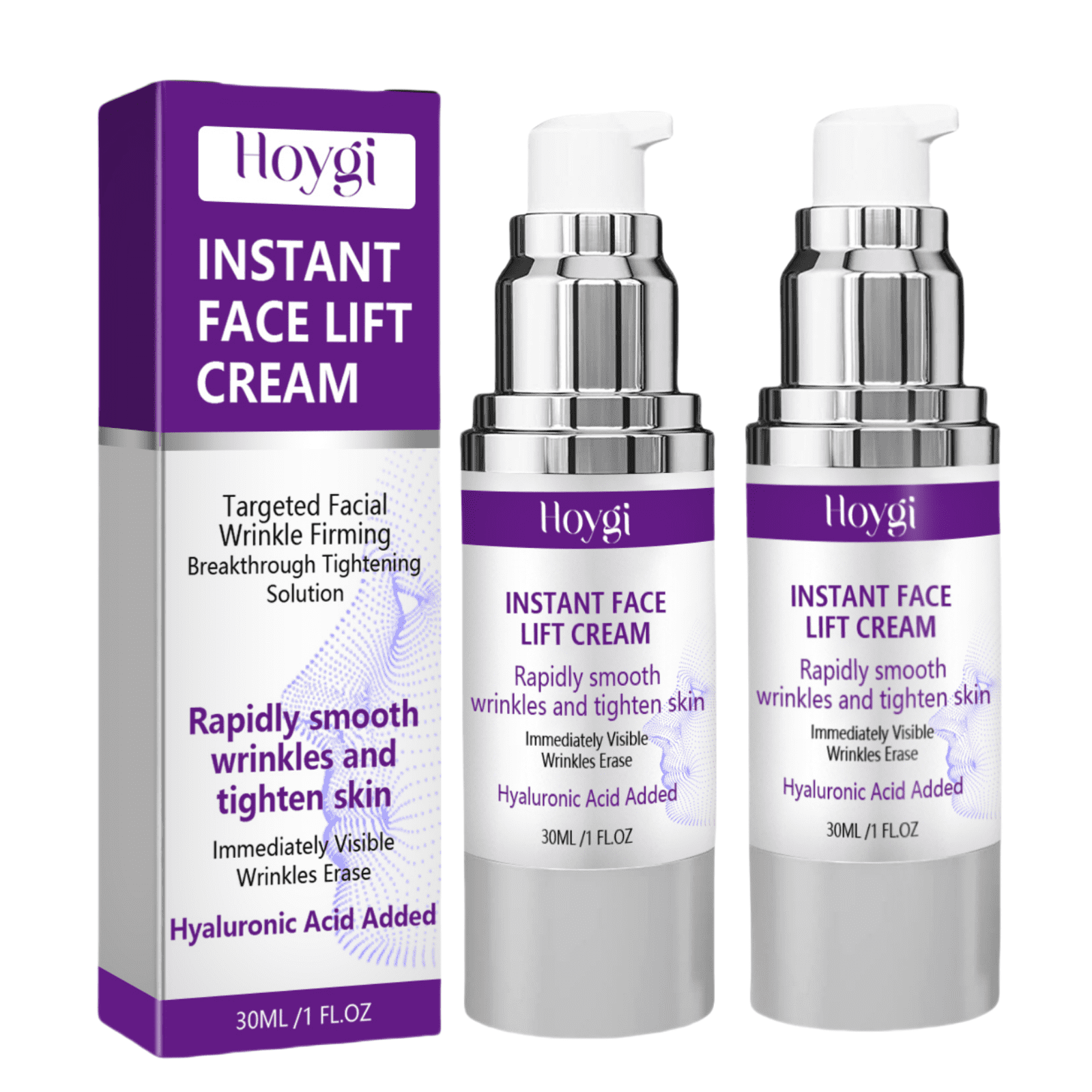 2PCS Instant Face Lift Cream, Anti-Aging Skin Tightening & Face Lifting ...