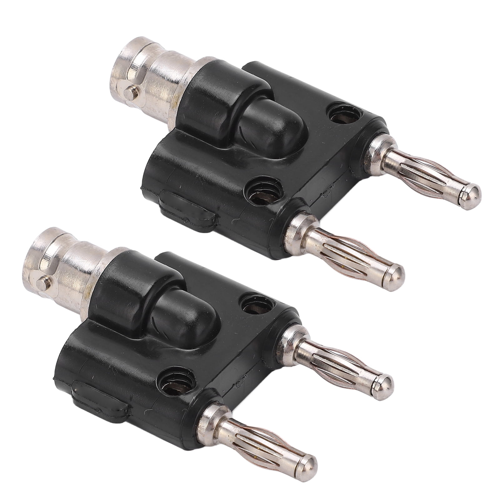 2PCS J.20022 4mm Banana Plug Connector BNC Female to Double Row Banana ...