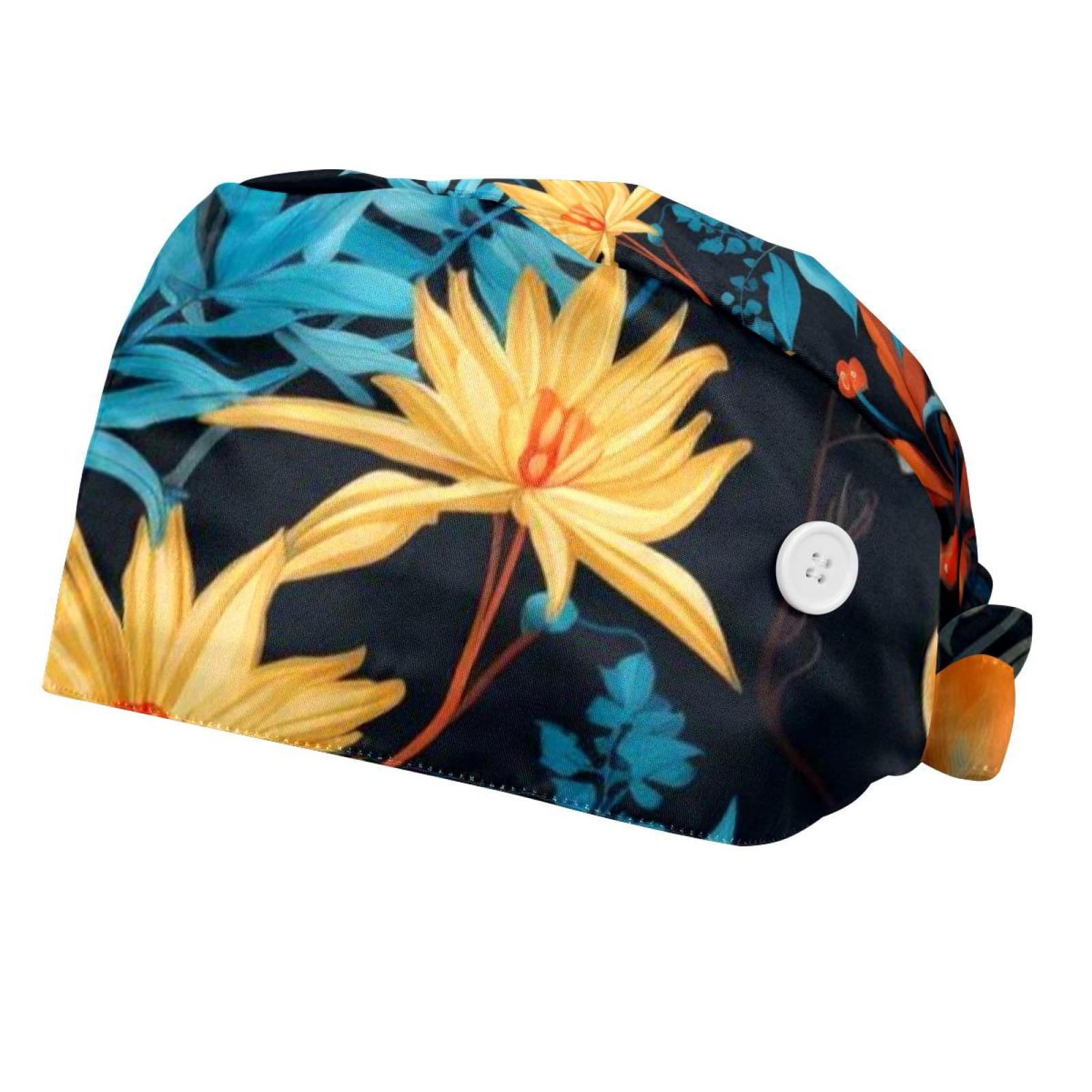 2PCS Kangaroo Working Caps with Button, Adjustable Working Hats for Men ...