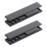 2PCS Keyboard Wrist Rest Pad Support with Desktop Partition Storage ...
