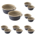 2PCS Kitchen Washing Basket Fruit Basket Basket Round Two Layer Of ...