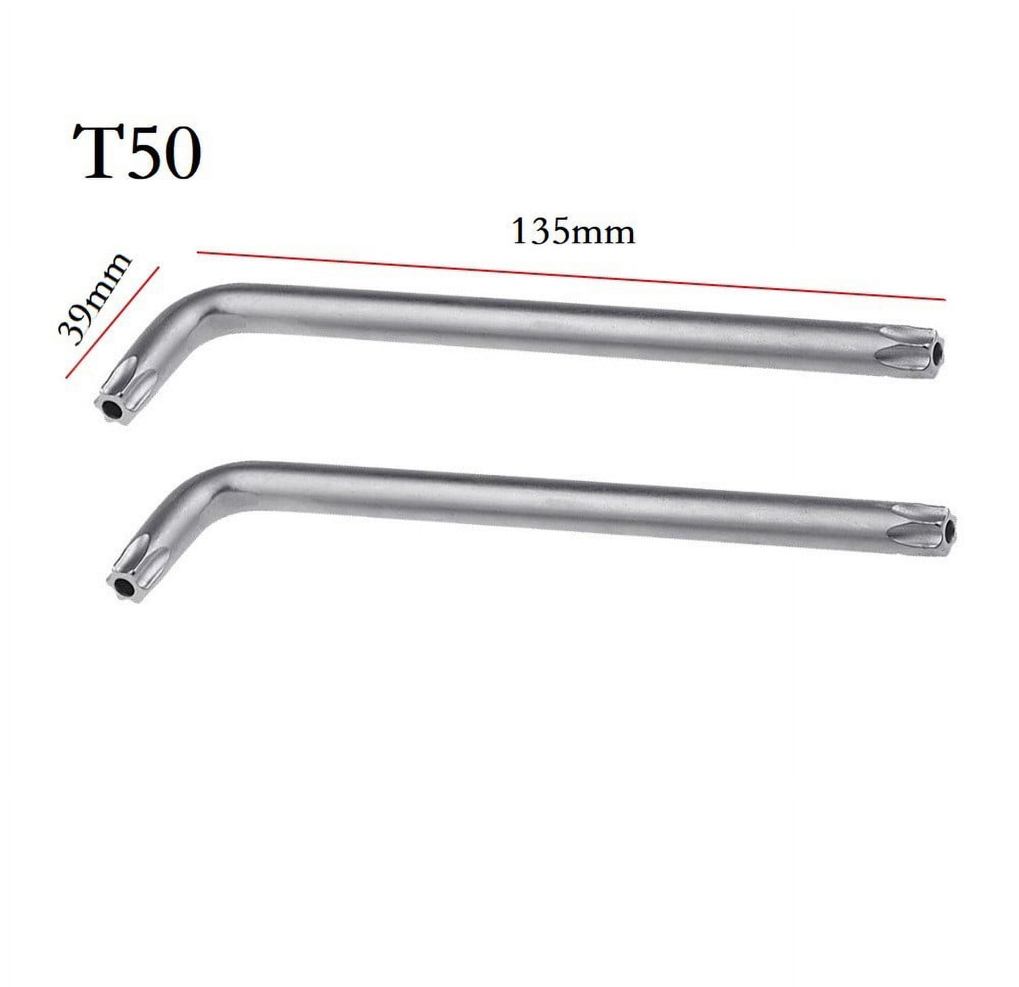 2PCS L Type Double-End Screwdriver Torx Wrench Set With Hole T50(2pcs ...