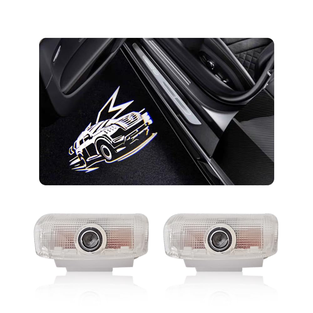 2PCS LED Car Door MMF7 Logo Lights Compatible with Armada 2017-2022 ...