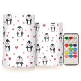2PCS LED Flameless Candles with Remote and Timer Battery Operated Fake ...