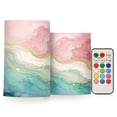 2PCS LED Flameless Candles with Remote and Timer Battery Operated Fake ...