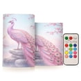 2PCS LED Flameless Candles with Remote and Timer Battery Operated Fake ...