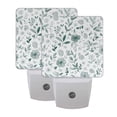 2PCS LED Night Light Auto On/Off Sensor Warm Light Dusk to Dawn for ...