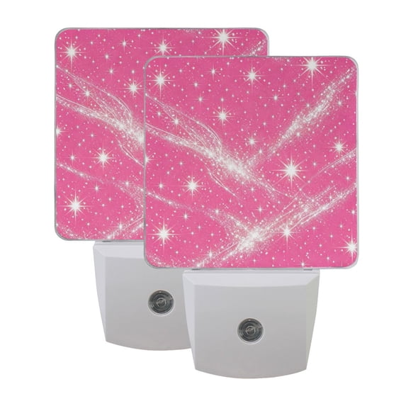 2PCS LED Night Light Auto On/Off Sensor Warm Light Dusk to Dawn for ...