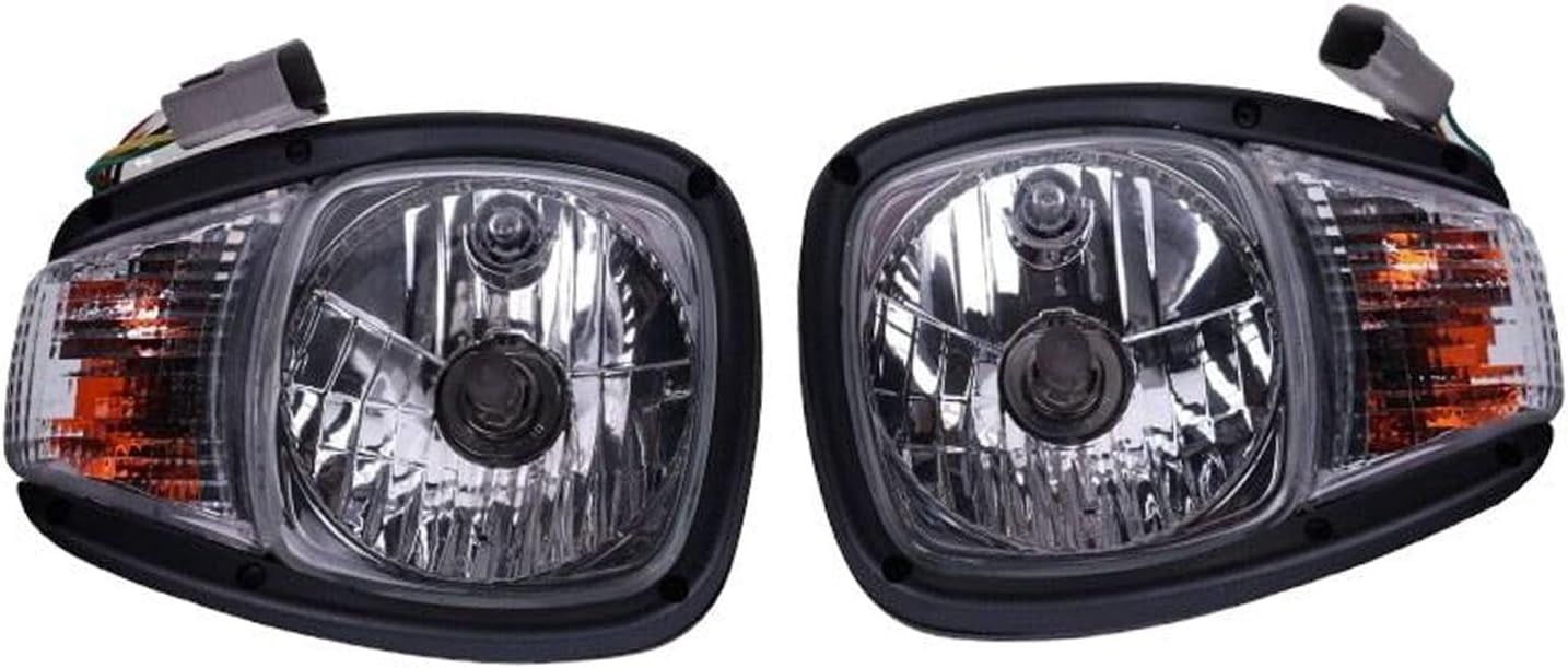 2PCS Left Right Headlight CA195-0190 195-0190 1950190 CA195-0189 195 ...
