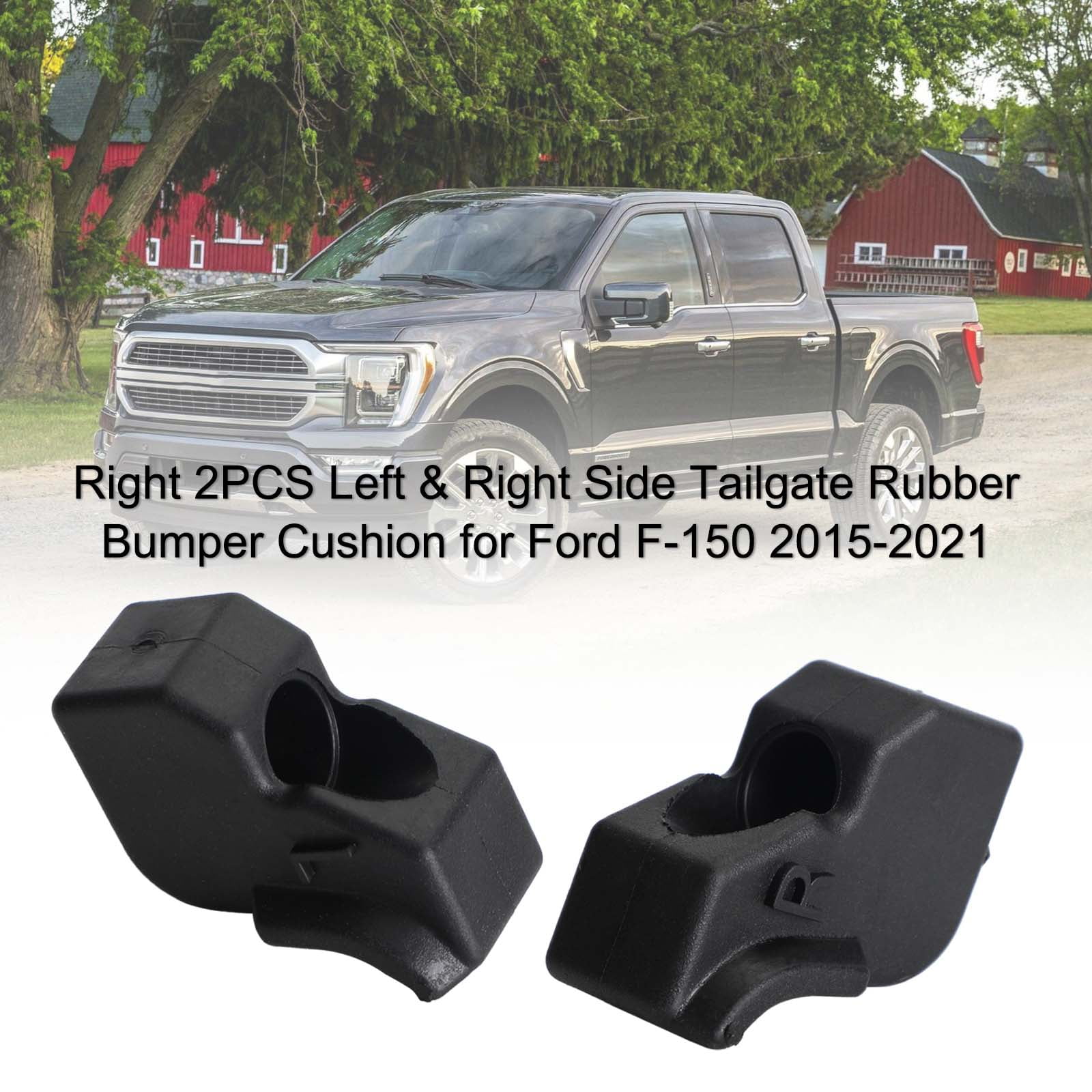 2PCS Left & Right Side Tailgate Rubber Bumper Cushion for Ford F-150 ...