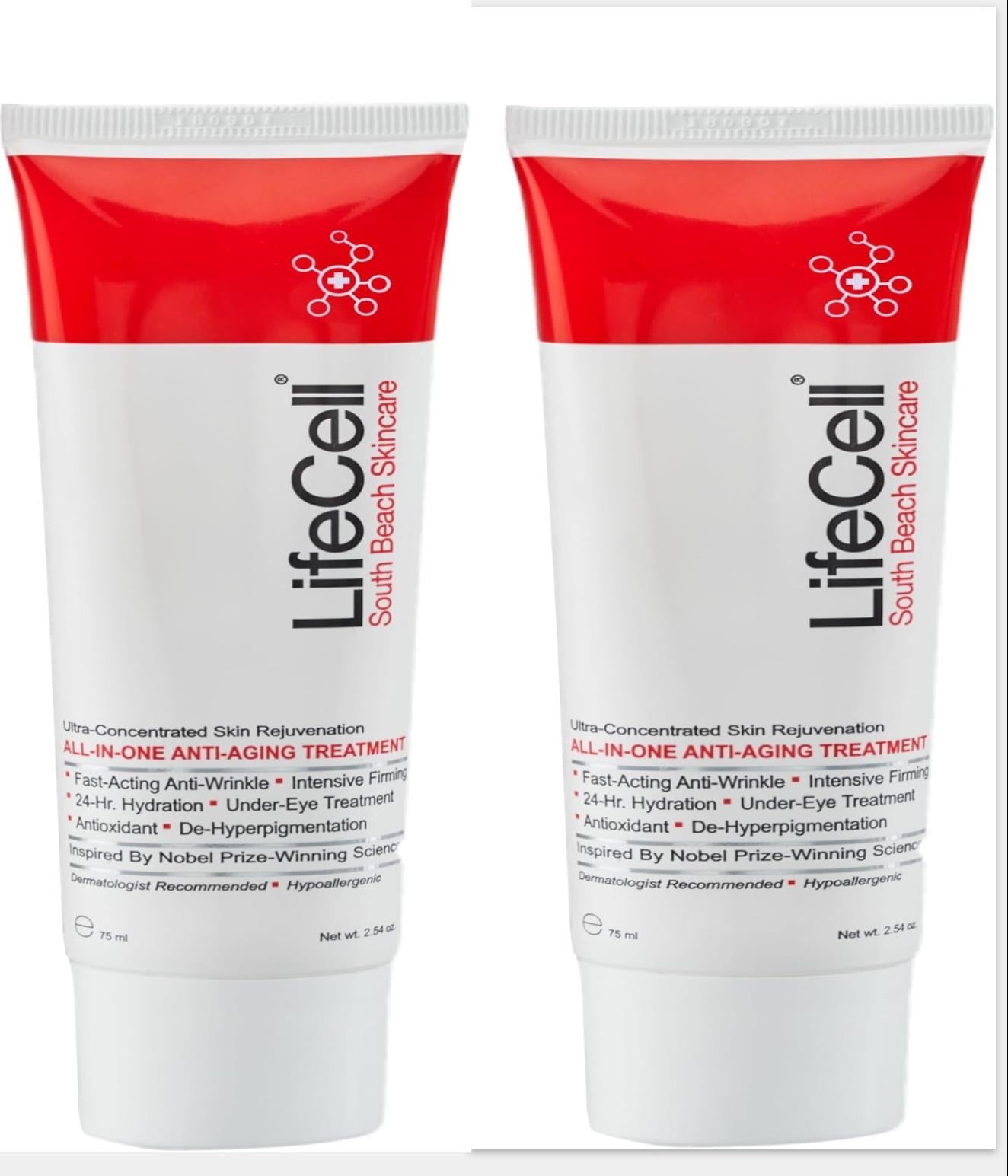 2PCS Life" Cell" Skincare All-in-One Anti-Aging Treatment - 2.54 oz ...