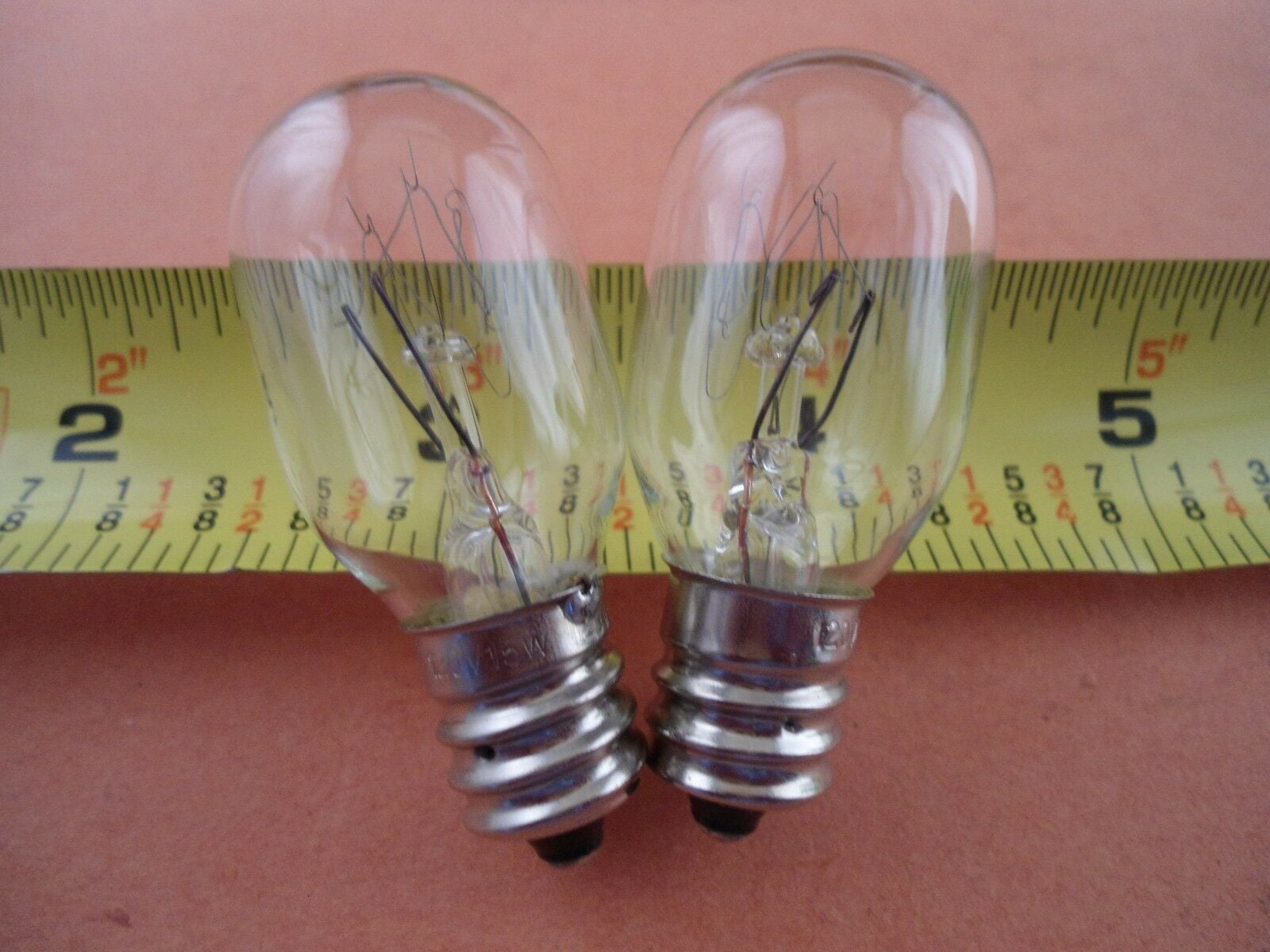 2PCS Light Bulb 15W 7/16" For Janome MC5500, MC6000, 6019QC, 234D ...