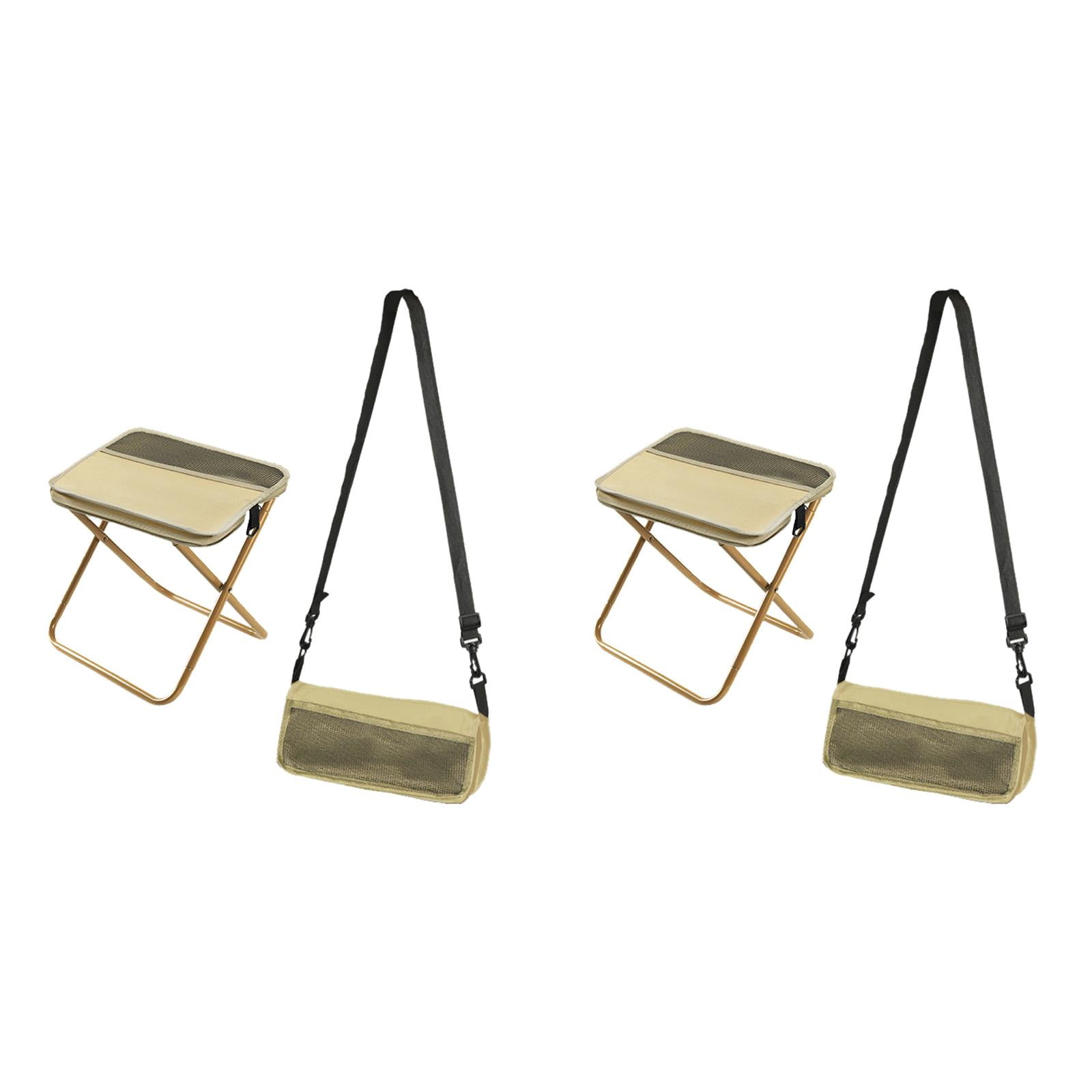 (2PCS)Lightweight Portable Stool,Foldable Backpack Camping Stool With ...