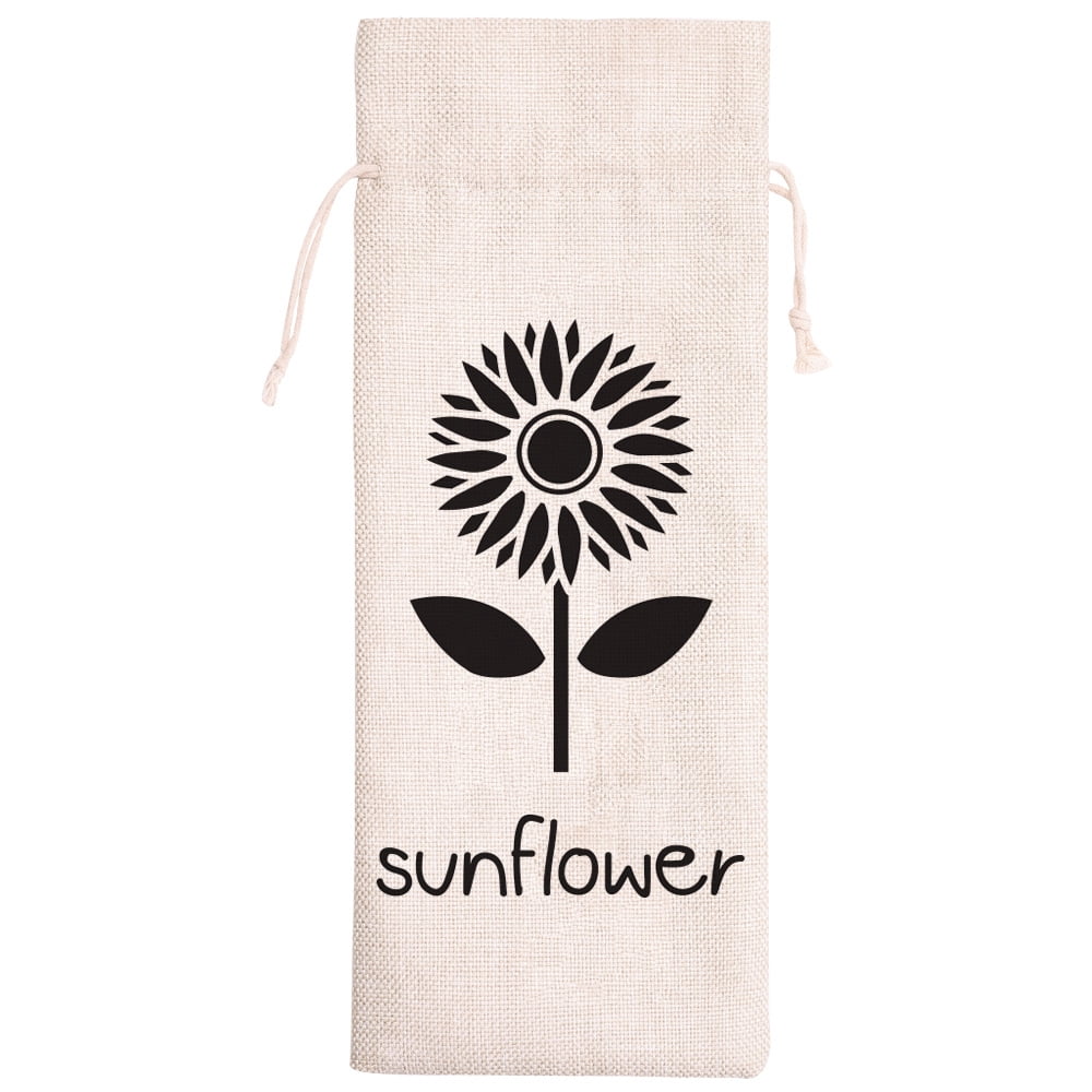 2PCS Linen Wine Gift Bags Wine Wrapping Bags Cloth Wine Bags with ...