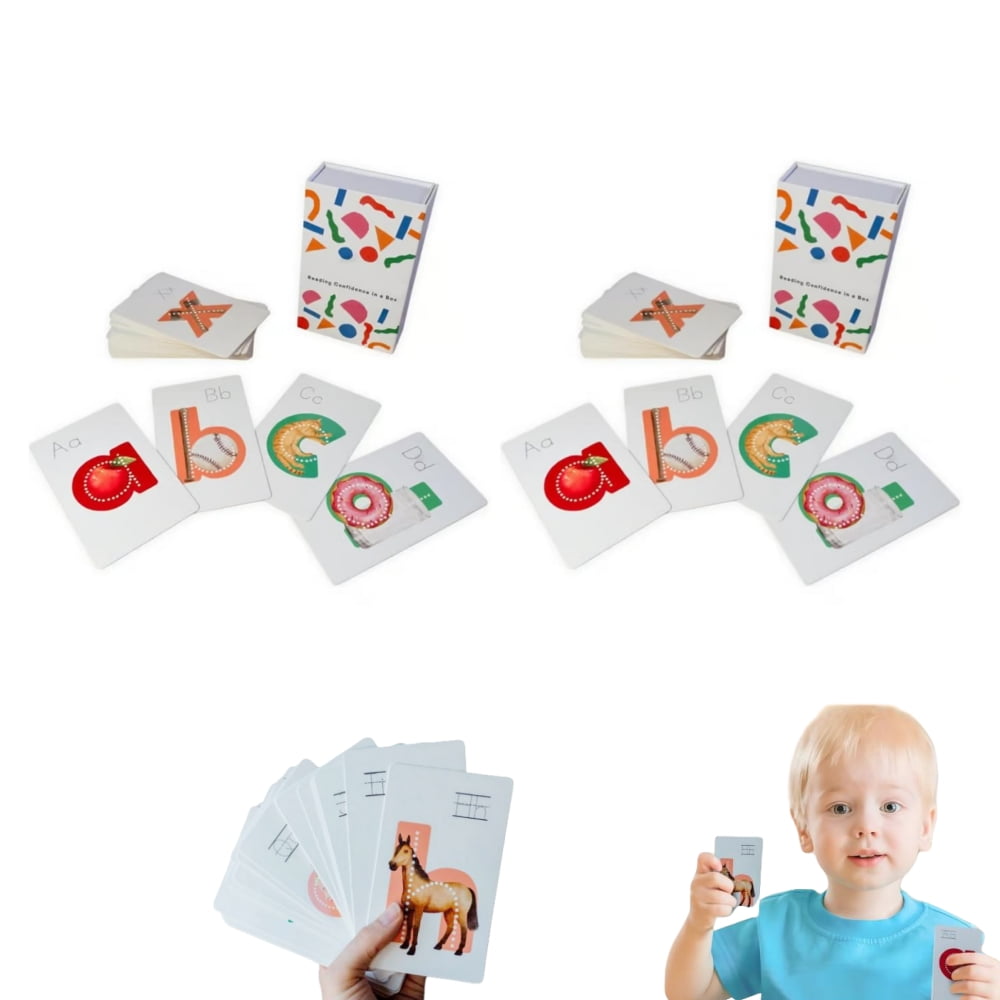 2PCS Lit Letters Flash Cards Official Lit to Lead Product, Learn Letter ...