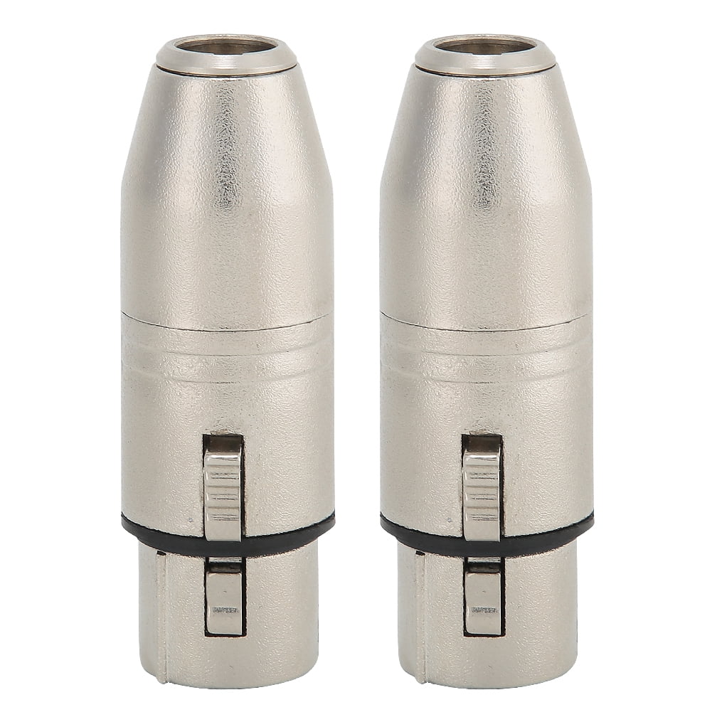 2PCS MINI XLR 3pin Male to XLR 3pin Female All Metal Housing Audio Adapter Connector Bienvenido ...