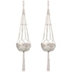 Shineloha Indoor/Outdoor Macrame Plant Hanger, 43inch Long, for 12 inch ...