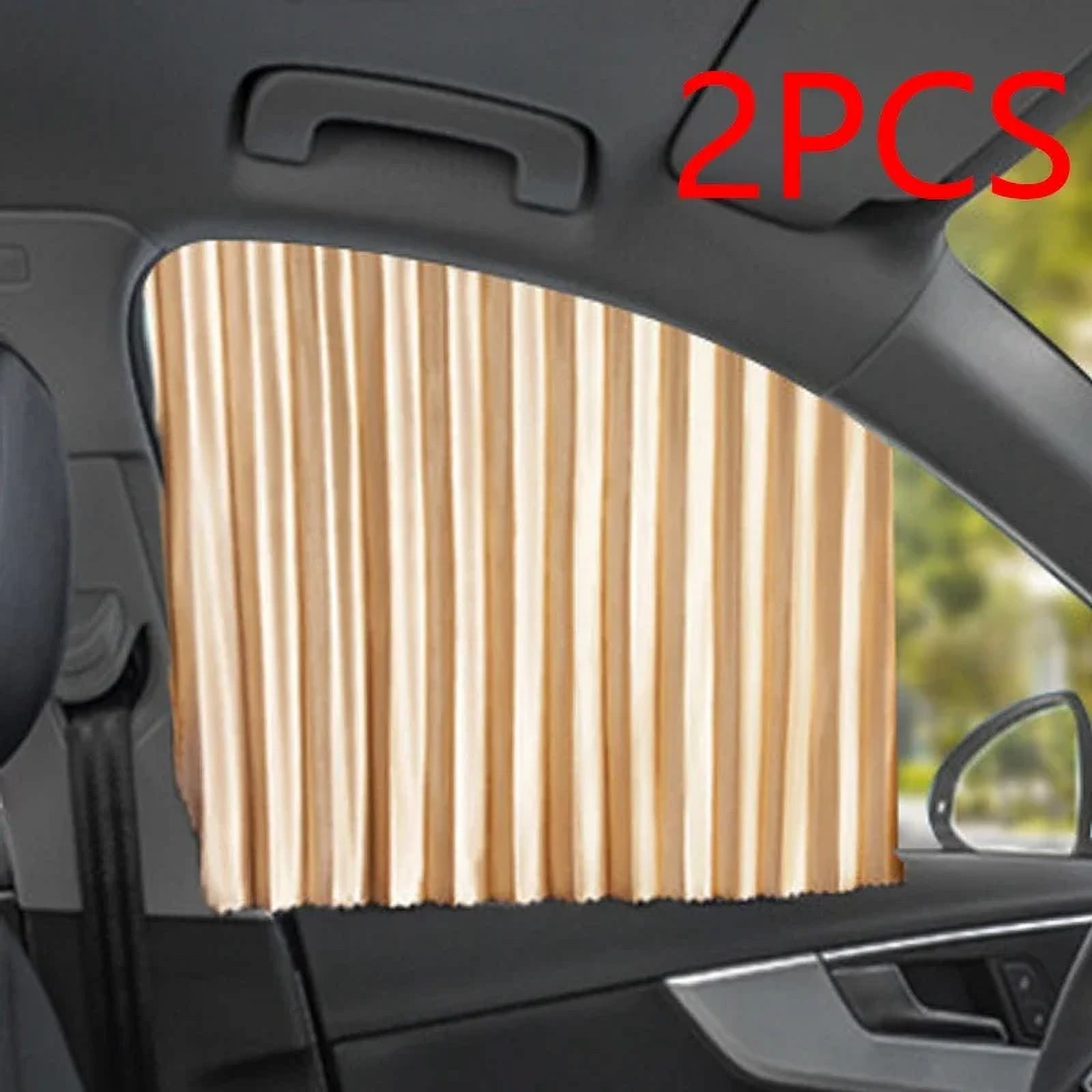 2PCS Magnetic Car Sunshade Window Curtain Auto Window Sun Shade Privacy ...