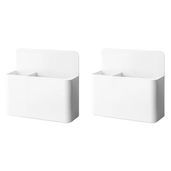 2PCS Magnetic Refrigerator Pen Holder Easy Install Container Office ...