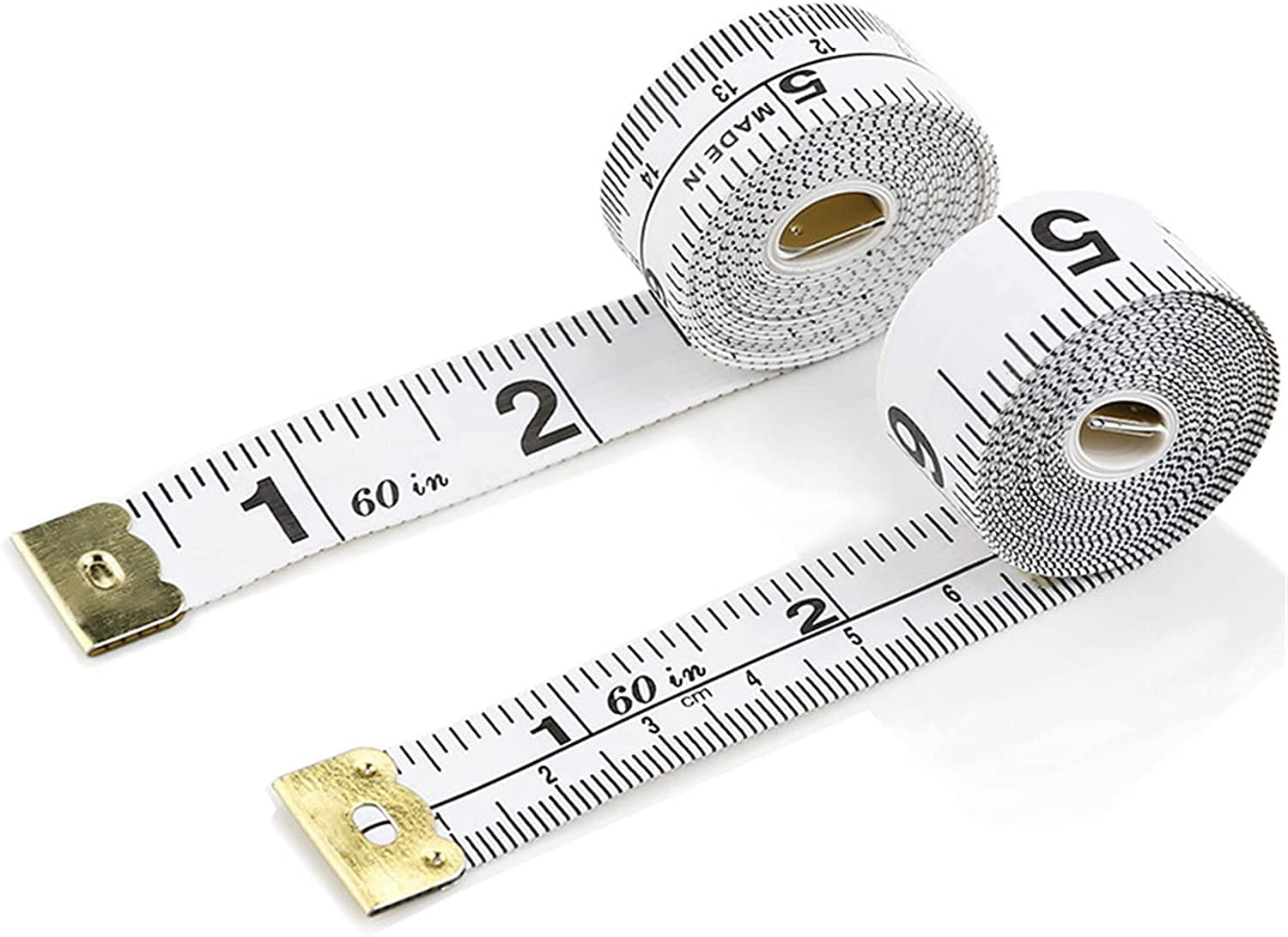 2PCS Measuring Tape for Body,Soft Tape Measure for Body Sewing Fabric ...
