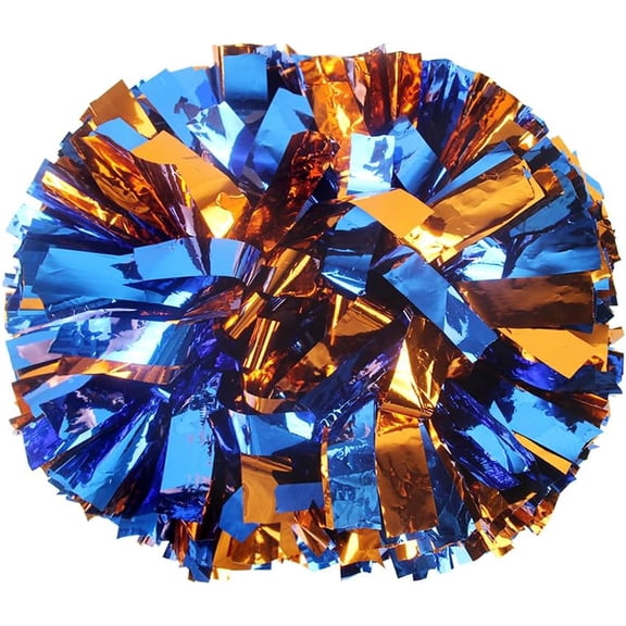 3 Pack Cheerleading Pom Poms with Baton Handle for Team Spirit Sports ...