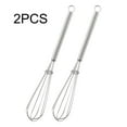 2PCS Mini Stainless Steel Whisk Set for Mixing and Beating - Walmart.com