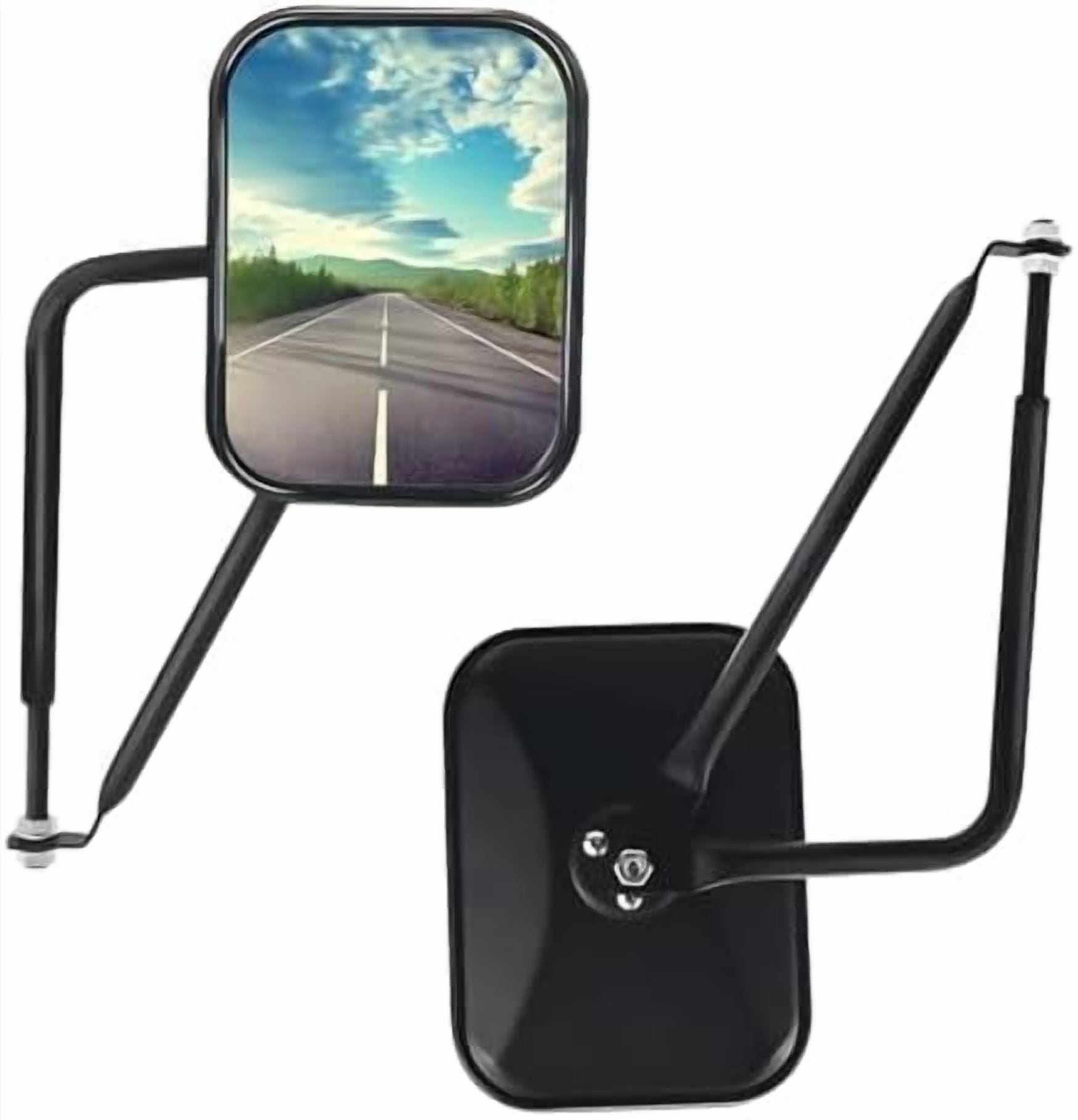 2PCS Mirrors Doors Off, Car Side View Mirrors, Anti-Shake Door Hinge ...