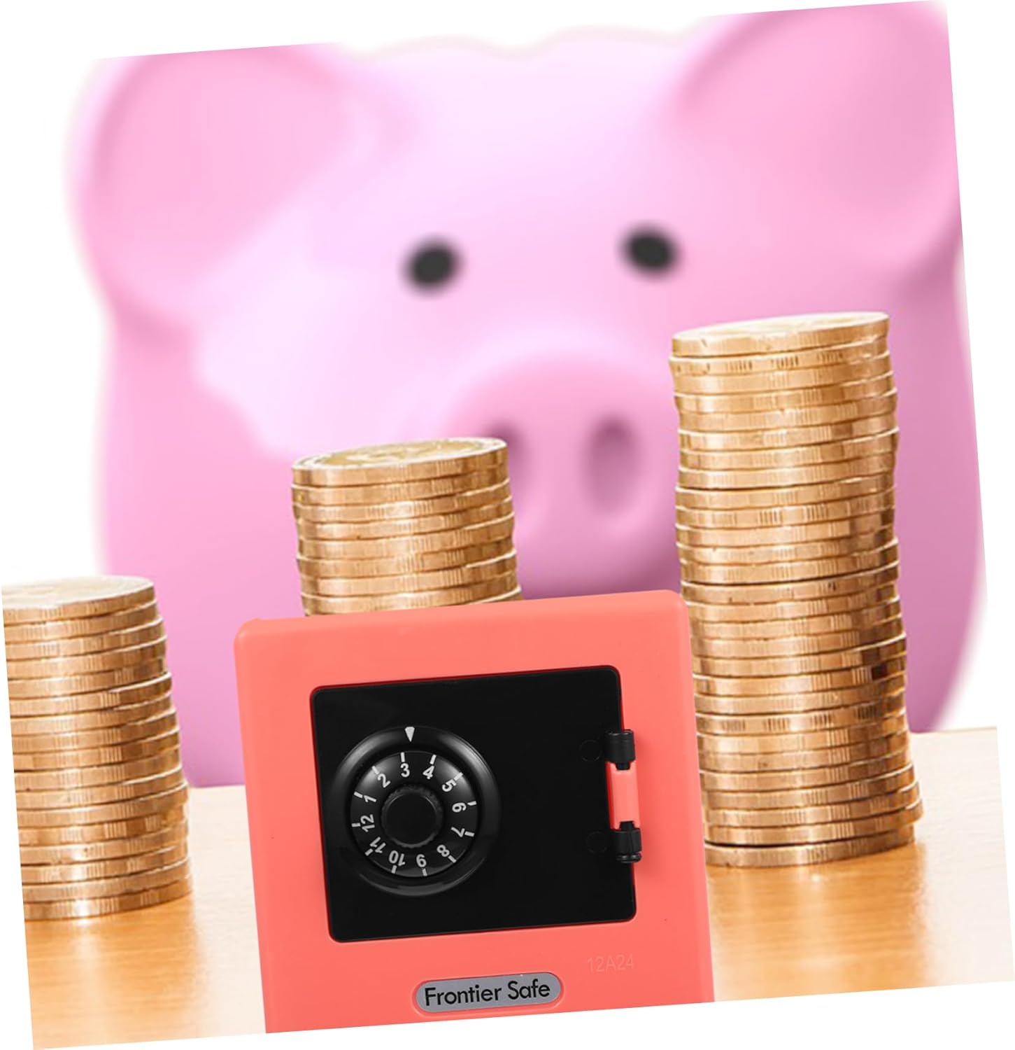 2PCS Money Box for Coins，Mini Money Boxes， Mini Safe Kids Toy Girl ...