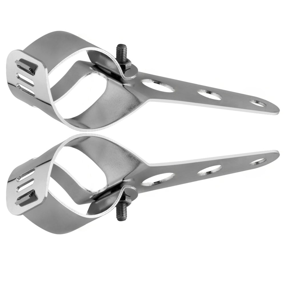 2PCS Motorcycle Fork Indicator Brackets Universal Metal Motorcycle ...