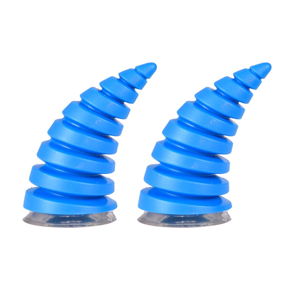 2PCS Motorcycle Helmet Horns Helmet Racing Horns Punk Style Scooter ...