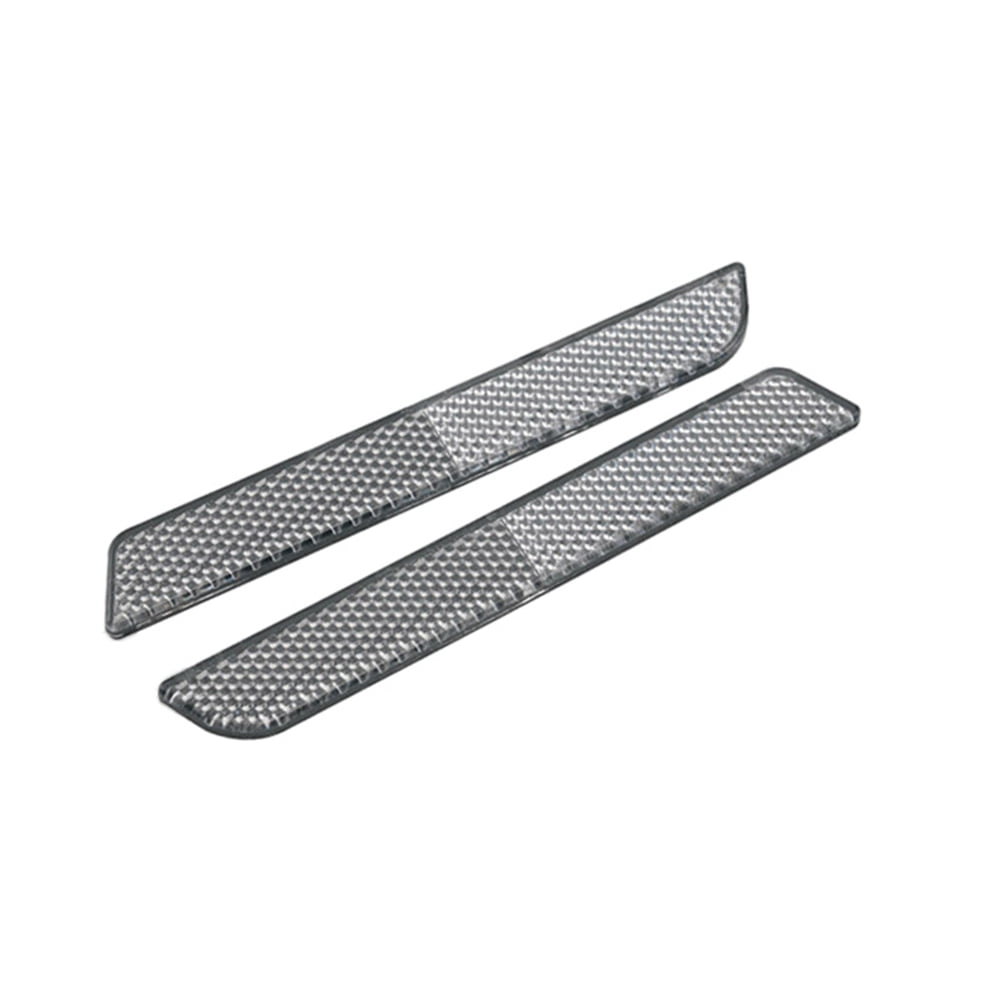 2PCS Motorcycle Reflectors Side Cover Decorative Strip Motorcycle Side ...