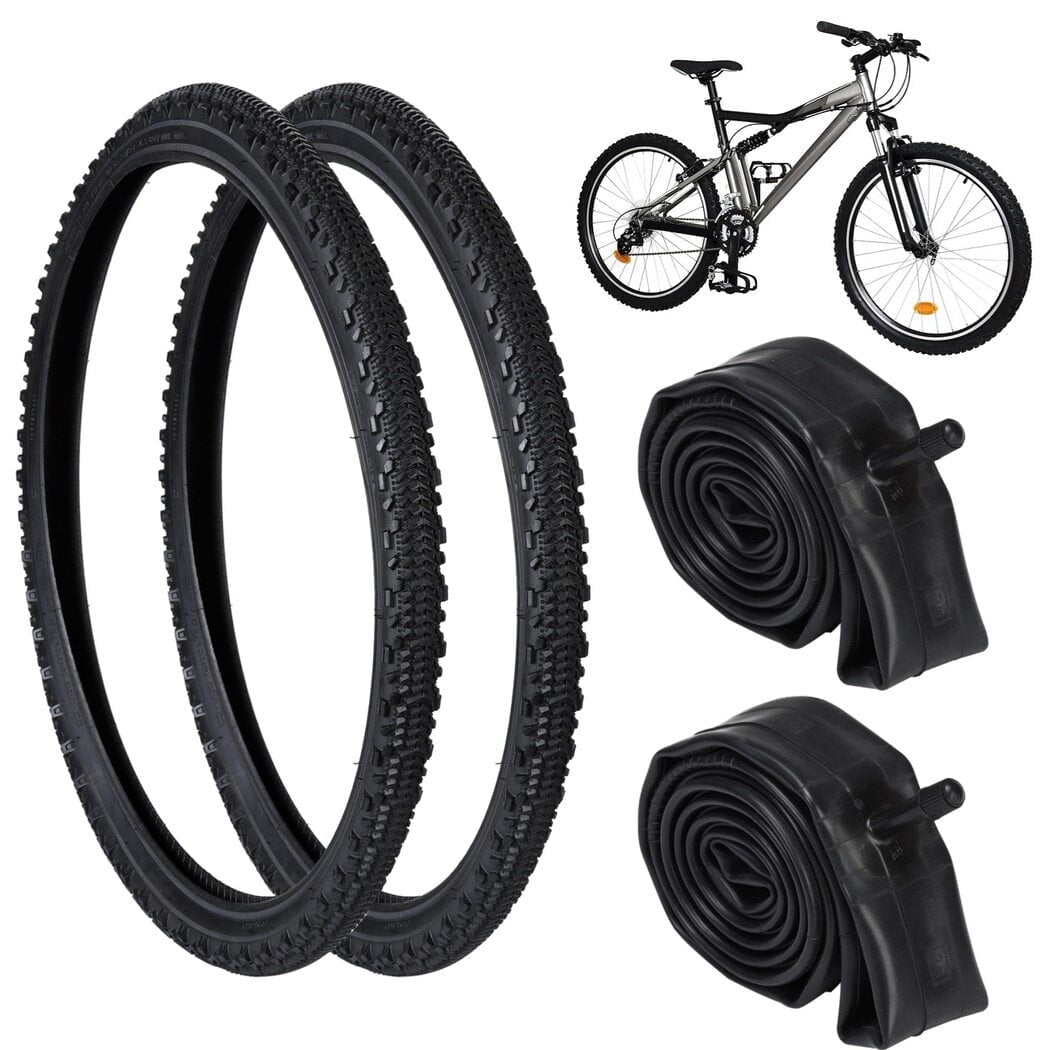 "Walmart 2PCS Mountain Bike Tires & Tubes Set, 26"" X 1.95"", Puncture ...