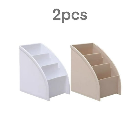 2PCS Multi-Compartment Storage Organizer, Desktop Caddy for Makeup ...