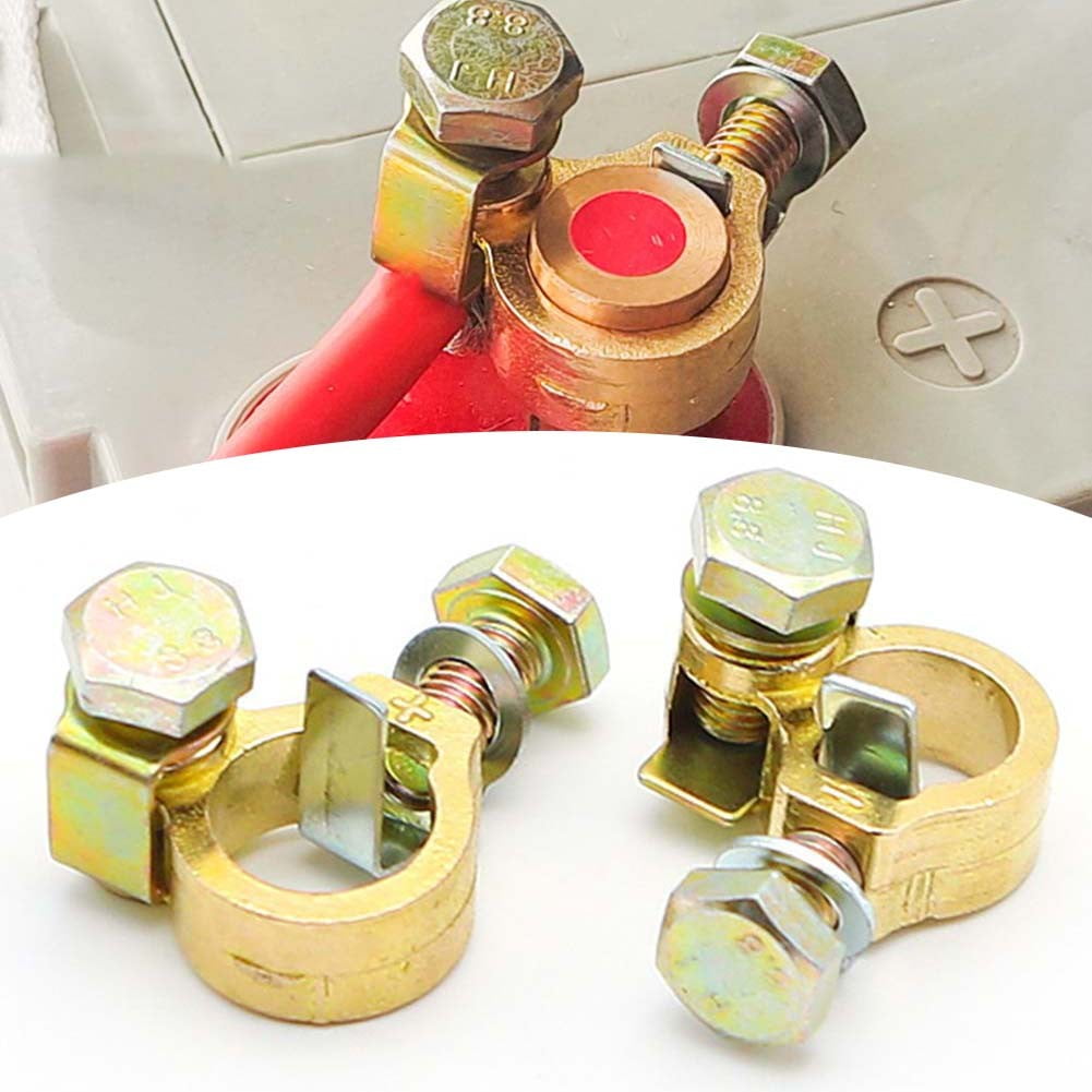 2PCS Multifunctional Battery Clip Pure Copper Battery Connector ...