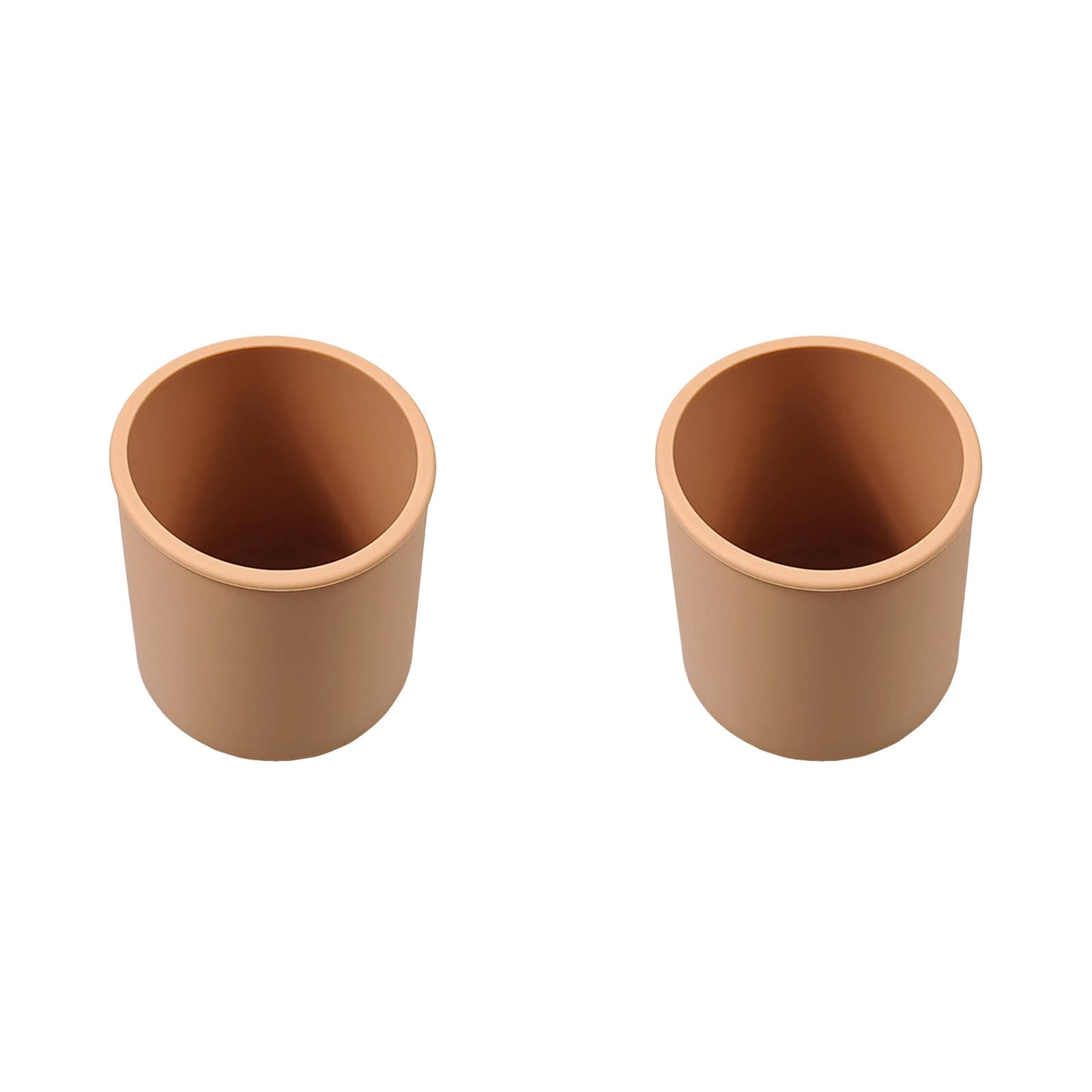 2PCS Multifunctional Small Silicone Water Cup Trainer Cups Silicone ...