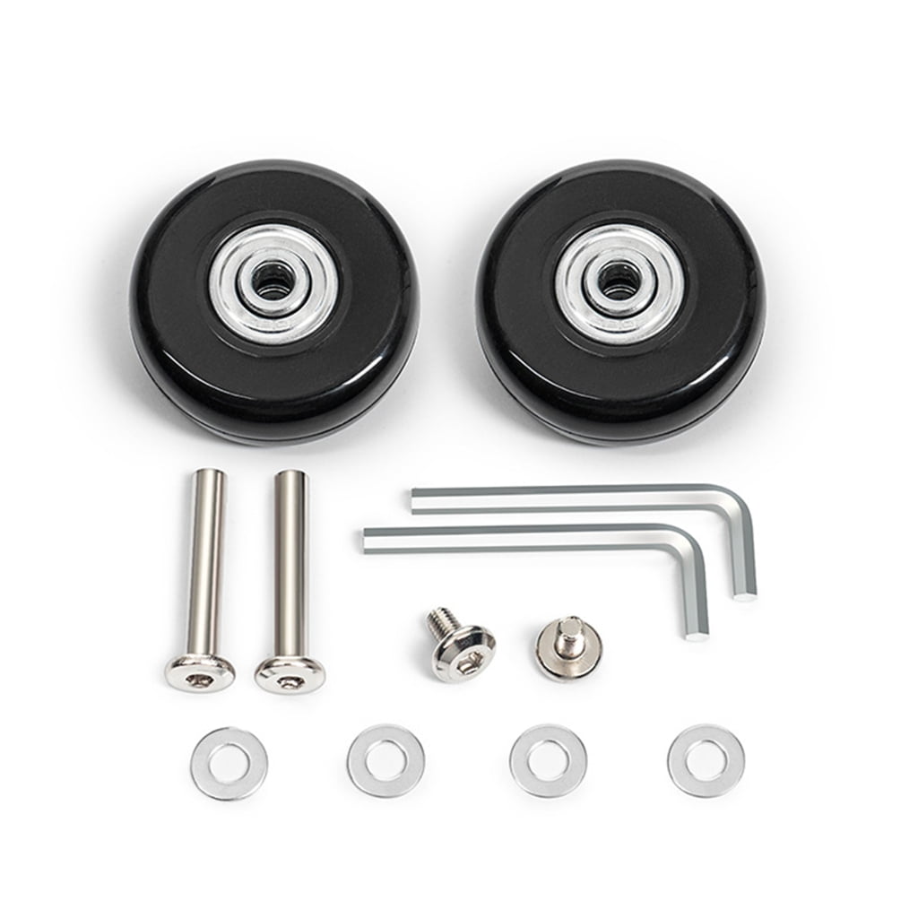 2PCS Multipurpose Luggage Replacement Casters Noise Reducing Rollers ...