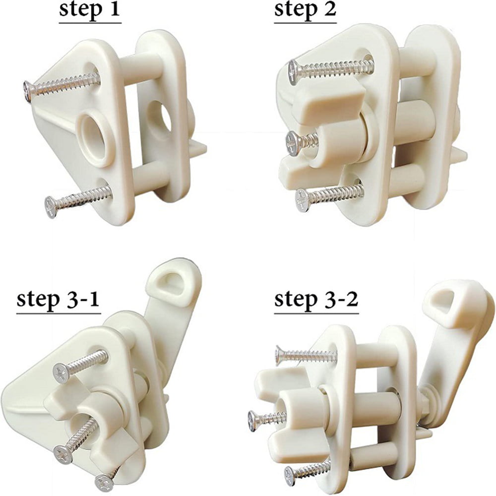 2PCS New Pontoon Boat Gate Latch Replacement Kit for Square Frames 1-1. ...