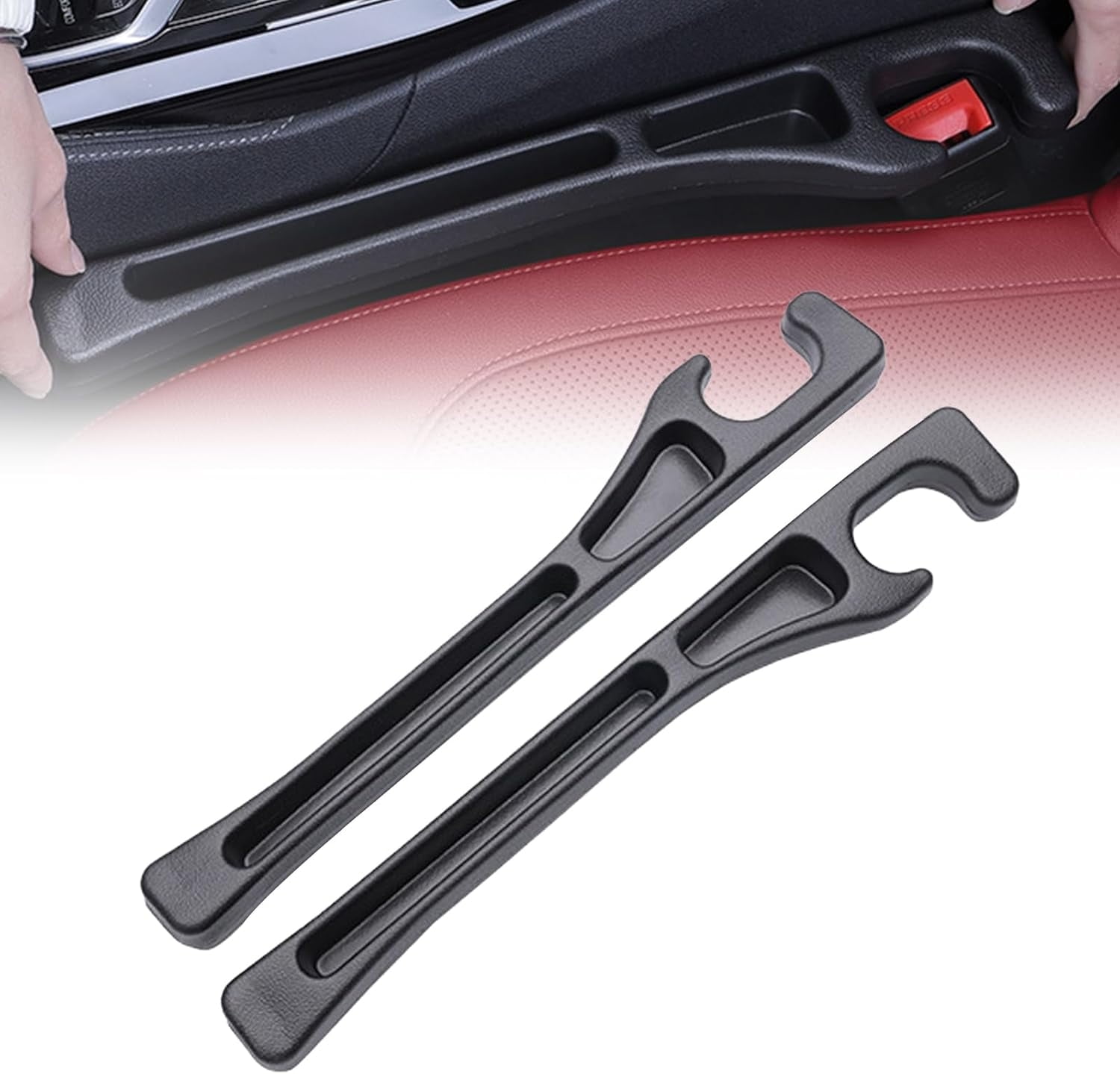 2PCS No Drop Seat Guard,New Car Seat Side Gap Filler Organizer, Drop ...