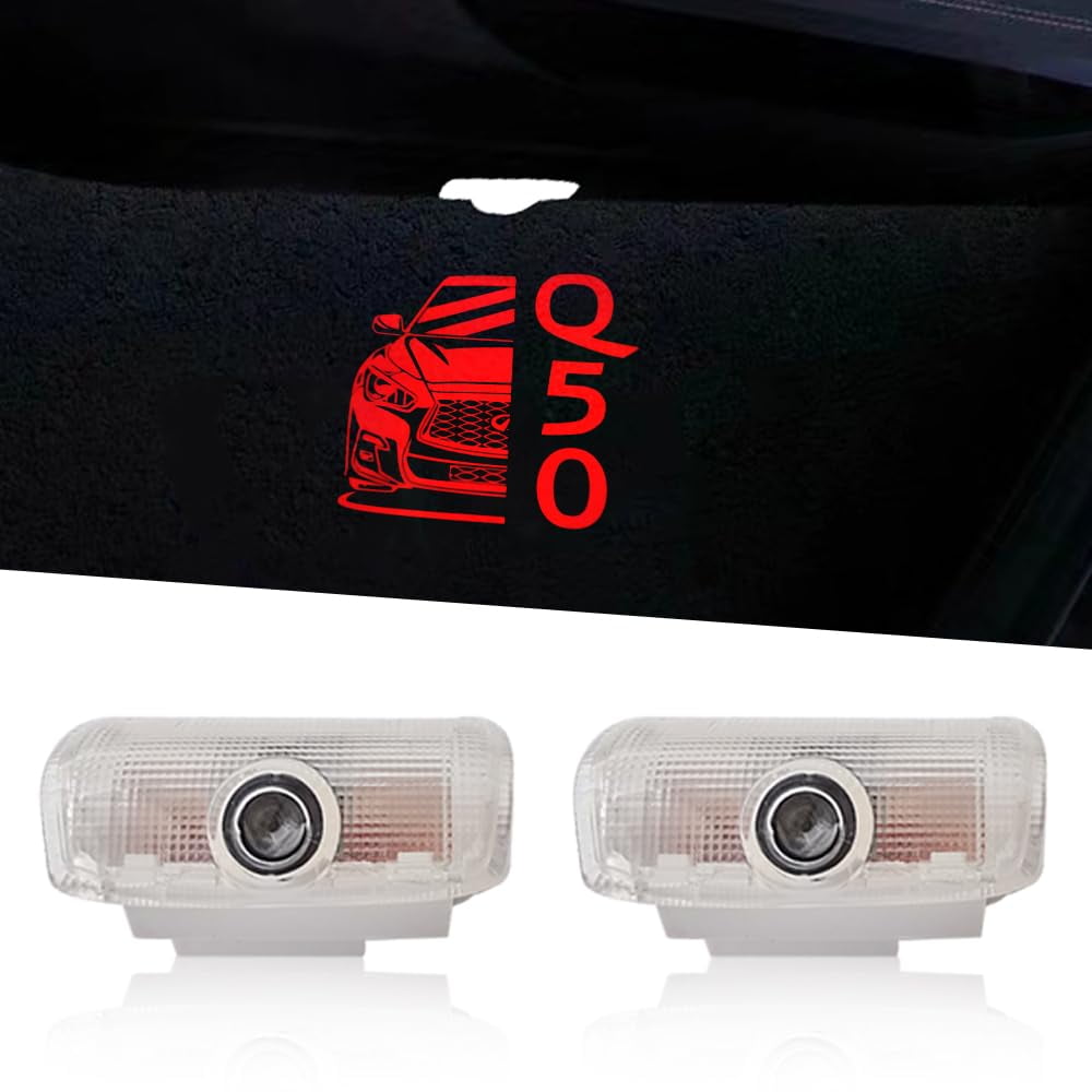 2PCS Non-Fading LED Car IFF17 Door Logo Lights Projector Compatible ...