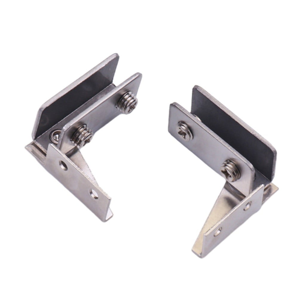 2PCS Non-Porous Glass Door Hinge Hinge Display Cabinet Magnetic ...